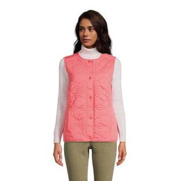LANDS' END PrimaLoft Steppweste, Damen,  Pink, by Lands' End