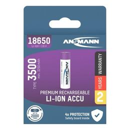 Ansmann Li-Ion 18650 3500mAh 3,6V Akku 12,6Wh 1307-0001