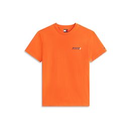 Tommy Jeans T-Shirt 'VINTAGE' Herren Gr&ouml;&szlig;e XL navy / orange / mandarine / wei&szlig;