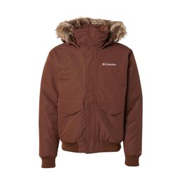 Columbia Outdoorjacke Herren Gr&ouml;&szlig;e M kastanienbraun / wei&szlig;