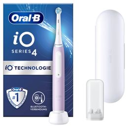 Oral-B Elektrische Zahnb&uuml;rste "iO 4", lila, B:2,5cm H:25cm T:2,5cm, Elektrozahnb&uuml;rsten, mit Magnet-Technologie, 4 Putzmodi, Reiseetui