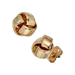 Jobo Damen Paar Ohrstecker "Ohrringe Knoten 9 mm", 8,9mm, Gelbgold 585gelbgold 585, Gelbgold 585, Ohrringe, 585 Gold
