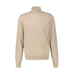 Lerros Herren Rollkragenpullover "Rollkragenpullover in Gro&szlig;en Gr&ouml;&szlig;en", beige, Gr. 4XL, 100% Baumwolle, Pullover