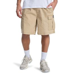 Quiksilver Herren Cargoshorts "Taxer"khaki, Gr. XL, Obermaterial: 98% Walkfrottier, 2% Elasthan;, Hosen