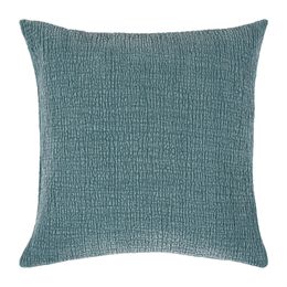 Dekokissen Pad, B:60cm L:60cmdusty blau, unifarben, Polyester, Dekokissen_Sitzkissen_Kissenh&uuml;llen, "Fashion", aus einer italienischen Fashionweberei