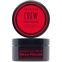 American Crew Herren Haarpomade "Cream Pomade Stylingpomade 85 gr", 85 g, rot, Haarstylingmittel, feuchtigkeitsspendend, pflegend, leichter Halt