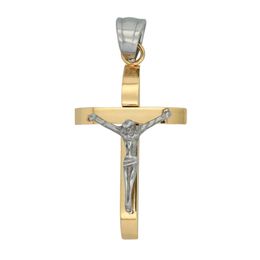 Adelia&acute;s ADELIA ́S Damen Kettenanh&auml;nger "Unisex Anh&auml;nger &ndash; Kreuz Kreuzanh&auml;nger aus Edelstahl", Edelstahlsilber, Edelstahl, Schmuckanh&auml;nger, Eine sch&ouml;ne