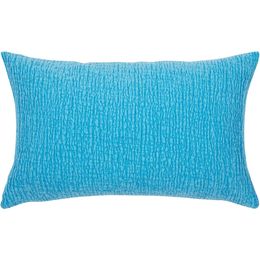 Dekokissen Pad, B:30cm L:40cmlight blau, unifarben, Polyester, Dekokissen_Sitzkissen_Kissenh&uuml;llen, "Fashion", aus einer italienischen Fashionweberei