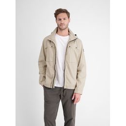 Lerros Herren Outdoorjacke "&Uuml;bergangsjacke mit Details", beige, Gr. L, 75% Baumwolle, 25% Polyamid, Jacken