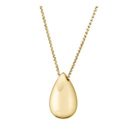 BOSS Damen Kette mit Anh&auml;nger "SELENA STATEMENT", Edelstahl, L: 76 B: 2mmgelbgoldfarben, Edelstahl, B:2mm, Halsketten