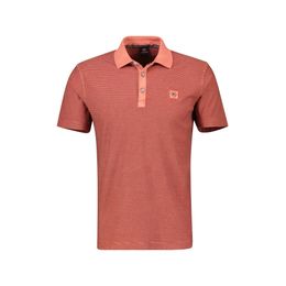 Lerros Herren Poloshirt "Poloshirt mit abgesetztem Kragen", rot, Gr. 6XL, 100% Baumwolle, Shirts
