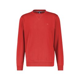 Lerros Herren Sweatshirt "Leichter Sweater in Strukturqualit&auml;t", grau, Gr. S, 50% Baumwolle, 50% Polyester, Sweatshirts