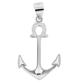 Adelia&acute;s ADELIA ́S Damen Kettenanh&auml;nger "hochwertiger Anker Anh&auml;nger aus 925 Sterling Silber", Silber 925 (Sterlingsilber)silber, Silber 925 (Sterlingsilber),