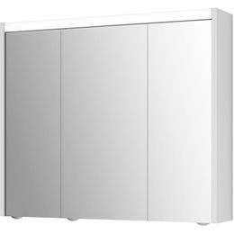 Spiegelschrank Jokey, B:80cm H:68cm T:16,5cm, wei&szlig;, MDF, Badezimmer, Schr&auml;nke, "Sarto III", wei&szlig;, 80 cm Breite