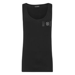 Plein Sport Jungen T-Shirt "Tanktop"0201, schwarz, wei&szlig;, Gr. XL, Obermaterial: 100% Baumwolle, Shirts