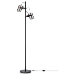 Paco Home Stehlampe "KARL", 2, H: 162,1cm, schwarz, Wohnzimmer, Leuchten, mit kompatiblen Dimmer und Leuchtmittel