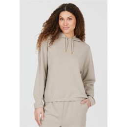 ENDURANCE ATHLECIA ATHLECIA Damen Kapuzensweatshirt "NAMIER W", grau, Gr. 32, unifarben, 51% Polyester, 44% Modal, 5% Elasthan, Sweatshirts, mit hohem Modal-Anteil