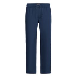Blend Herren Leinenhose "Leinenhose BHBAY LINEN", blau, Gr. L, Obermaterial: 55% Leinen LI. 45% Baumwolle CO., Hosen