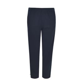 Hajo Damen Jogginghose "Jogginghose", blau, Gr. L, Obermaterial: 62% Baumwolle CO. 38% Polyester PES., Hosen