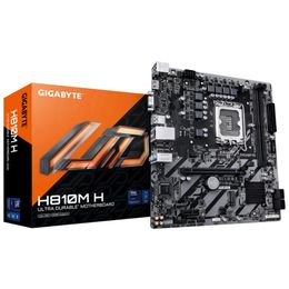 Gigabyte Mainboard "H810M H Mainboard &ndash; Intel Core Ultra", B:26,8cm H:5,8cm T:27cm, grau, Mainboards