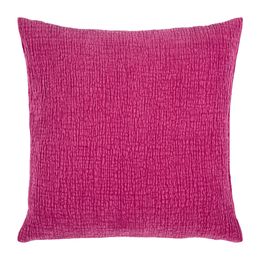 Dekokissen Pad, B:50cm L:50cmhot pink, unifarben, Polyester, Dekokissen_Sitzkissen_Kissenh&uuml;llen, "Fashion", aus einer italienischen Fashionweberei