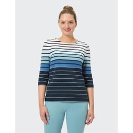 Joy Sportswear Damen T-Shirt "D T-SHIRT KALINA 3/4 ARM"blau, Gr. 36, Obermaterial: 95% Baumwolle, 5% Elasthan, Shirts