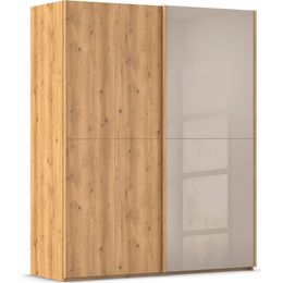 Schwebet&uuml;renschrank Rauch, B:181cm H:223cm T:68cm, braun, Holz teilmassiv, Schr&auml;nke, "Kleiderschrank Schrank Garderobe Schlafzimmerschrank