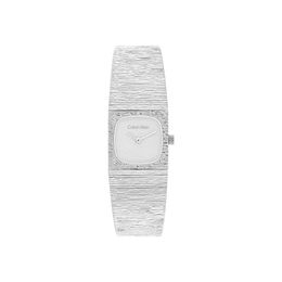 Calvin Klein Damen Quarzuhr "SOPHISTICATED SQUARE"silberfarben, Armbanduhren, Armbanduhr, Damenuhr, Edelstahlarmband, analog