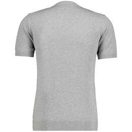 Ragman Herren Rundhalspulloversteingrau, Gr. XXL, Strick, 100% Baumwolle, Pullover
