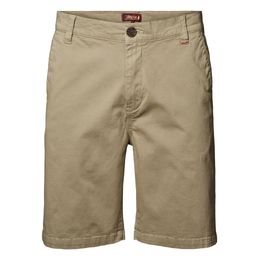 Shorts MCS "MCS shorts MCBilly", Herren, Gr. L, Normalgr&ouml;&szlig;en, laurel oak, Obermaterial: 97% Baumwolle, 3% Elasthan, Hosen Shorts