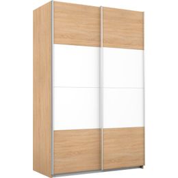 Schwebet&uuml;renschrank Rauch, B:136cm H:210cm T:62cm, wei&szlig;, Holzwerkstoff, Schr&auml;nke, "Quadra Kleiderschrank BESTSELLER Schrank Gaderobe", mit