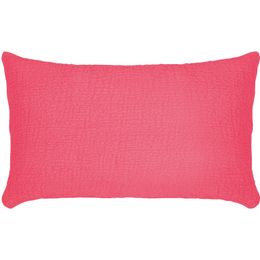 Dekokissen Pad, B:30cm L:40cmpink, unifarben, Polyester, Dekokissen_Sitzkissen_Kissenh&uuml;llen, "Fashion", aus einer italienischen Fashionweberei