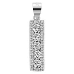 Adelia&acute;s Kettenanh&auml;nger ADELIA&acute;S "Damen Anh&auml;nger &ndash; Herzanh&auml;nger aus 925 Silber mit Zirkonia", silber, Schmuckanh&auml;nger, Damen, Silber 925 (Sterlingsilber), Kettenanh&auml;nger, Sch&ouml;ne Geschenkidee zum einfach so