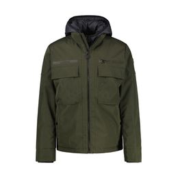 Lerros Herren Outdoorjacke "Fieldjacket mit Kapuze, gef&uuml;ttert", gr&uuml;n, Gr. XL, 100% Polyester, Jacken