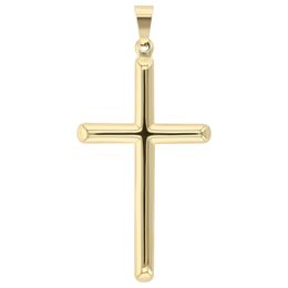 Adelia&acute;s ADELIA ́S Damen Kettenanh&auml;nger "Unisex Anh&auml;nger &ndash; Kreuz Kreuzanh&auml;nger aus Edelstahl", Edelstahlschwarz, Edelstahl, Schmuckanh&auml;nger, Zum Verschenken &ndash;