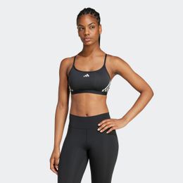 Damen Sport-BH "AERCT LS 3S BRA", adidas Performance, Gr. XS, schwarz, Obermaterial: 89% Polyester, 11% Elasthan, BHs