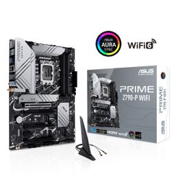 ASUS Mainboard "PRIME Z790-P WIFI", B:30,5cm H:4cm T:23,4cm, silber, Mainboards, ATX, PCIe 5.0, DDR5 Speicher, 3x M.2, WiFI 6, HDMI, DisplayPort