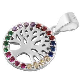 Adelia&acute;s ADELIA ́S Damen Kettenanh&auml;nger "Anh&auml;nger &ndash; Lebensbaumanh&auml;nger aus 925 Silber mit Zirkonia", Silber 925 (Sterlingsilber)silber, Silber 925