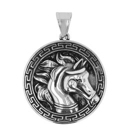 Adelia&acute;s Kettenanh&auml;nger ADELIA&acute;S "Unisex Anh&auml;nger &ndash; Pferd Gravuranh&auml;nger aus Edelstahl", silber, Schmuckanh&auml;nger, Damen, Edelstahl, Kettenanh&auml;nger, Eine sch&ouml;ne Geschenkidee f&uuml;r jeden Anlass