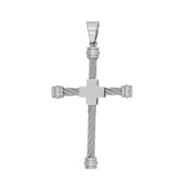 Adelia&acute;s ADELIA ́S Damen Kettenanh&auml;nger "Unisex Anh&auml;nger &ndash; Kreuz Kreuzanh&auml;nger aus Edelstahl", Edelstahlsilber, Edelstahl, Schmuckanh&auml;nger, Geschenkidee:
