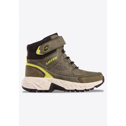 Winterboots Lotto, Jungen, Gr. 25, olive, lime, Synthetik, Textil, Schuhe Winterboots, Winterschuhe, Winterstiefel, Snowboots