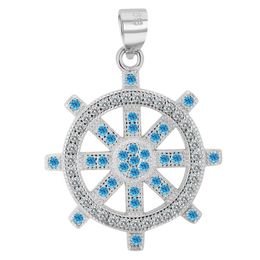Adelia&acute;s ADELIA ́S Damen Kettenanh&auml;nger "zeitloser Schmuck Anh&auml;nger aus 925 Sterling Silber", Silber 925 (Sterlingsilber)blau, Silber 925 (Sterlingsilber),