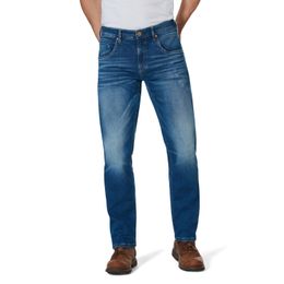 Herren 5-Pocket-Jeans "Baxter Denim Relaxed Fit Jeans", blau, Gr. 40, HERO by John Medoox, Denim/Jeans, 96% Baumwolle, 2% Polyester, 2% Elasthan,