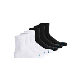 Stance Herren Kurzsocken "Socken Icon Quarter 6er Pack", Gr. 43, bunt, Obermaterial: 77% Baumwolle CO. 14% Polyester PES. 6% Nylon NY. 3% Elasthan