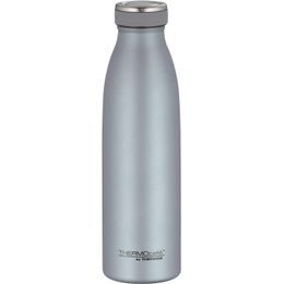 THERMOCAF&Eacute; Isolierflasche "TC BOTTLE, aus doppelwandigem Edelstahl, sp&uuml;lmaschinenfest", 500mlice blau mat, Trinkflaschen, gummierter Drehverschluss,