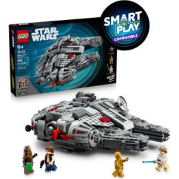 Lego Kinder Konstruktionsspielsteine "SMART Play: Millennium Falke (75426), Lego Star Wars "bunt, Kunststoff, Spielbausteine, Mit SMART Brick