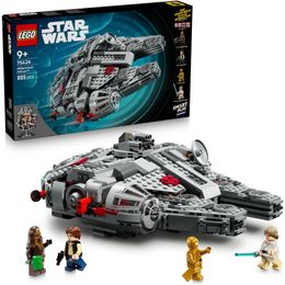 Lego Kinder Konstruktionsspielsteine "SMART Play Millennium Falke (75426), Lego Star Wars "bunt, Kunststoff, Spielbausteine, Mit SMART Brick