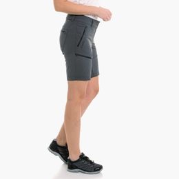 Sch&ouml;ffel SCH&Ouml;FFEL Damen Shorts "Shorts Toblach2"asphalt, Gr. 36, Obermaterial: 89% Nylon, 11% Elasthan, Hosen, kurze Hose aus Nylon Stretch, schnelltrocknend,
