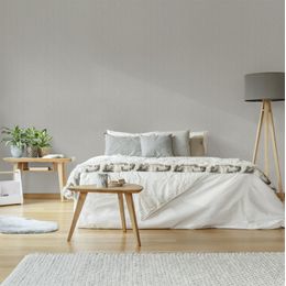 WOW Vliestapete "LINEN SHIMMER", B/L: 0,52m x 10m, Rollen: 1, beige, Wohnzimmer, Tapeten, Design Tapeten