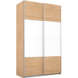 Schwebet&uuml;renschrank Rauch, B:136cm H:230cm T:62cm, wei&szlig;, Holzwerkstoff, Schr&auml;nke, "Quadra Kleiderschrank BESTSELLER Schrank Gaderobe", mit